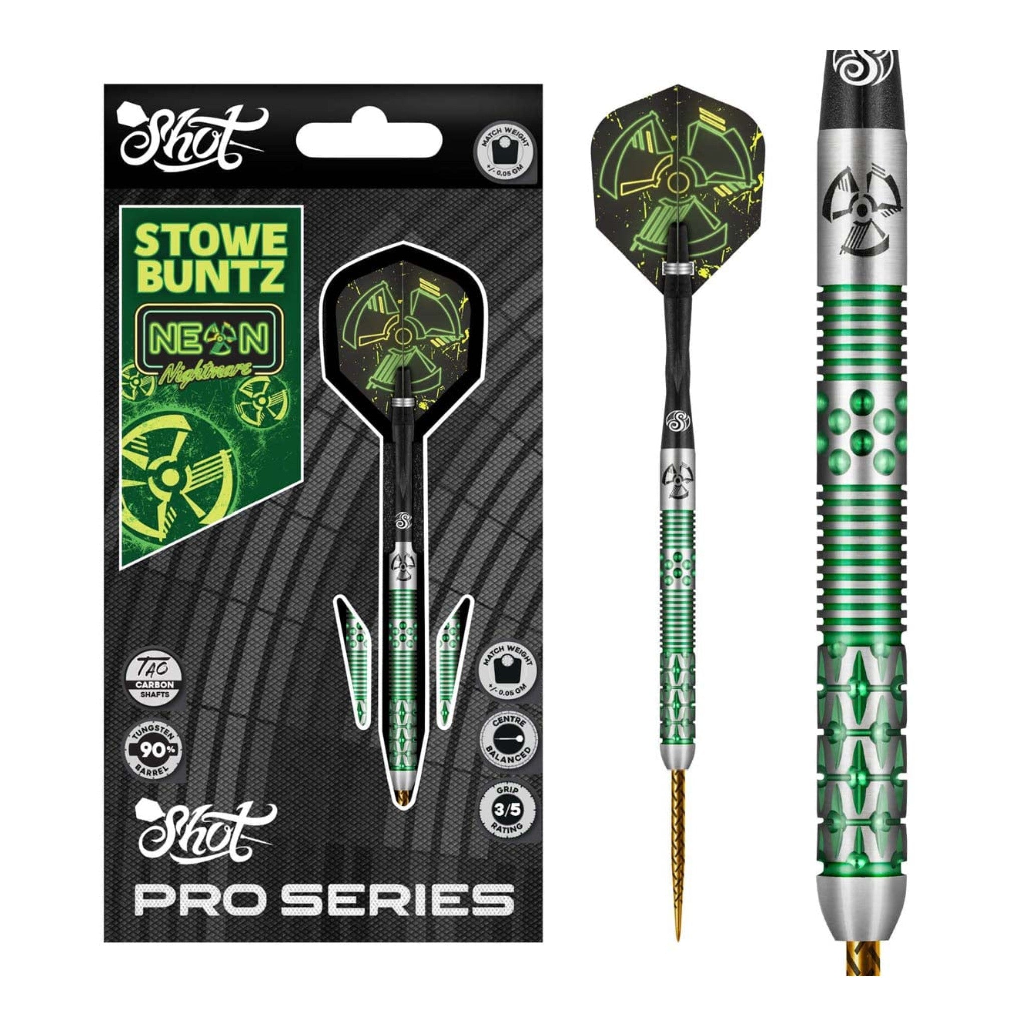 Stowe Buntz 2 Darts | 90% Tungsten Steel Tip | Kingston Billiards ...